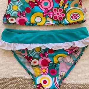 Floatimini | Swim | Floatimini Tankini Two Piece Bikini Candy Ruffle ...